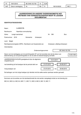 NV LANOYE moet gas lossen | PDF