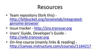 Visualize genomes with Integrated Genome Browser | PPT