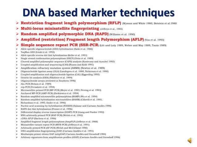 2018 02-14 dna markers introduction | PPT