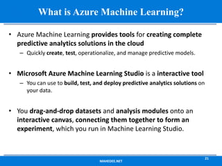 Azure Machine Learning | PPTX