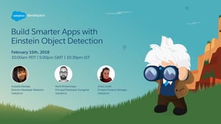 Build Smarter Apps with Einstein Object Detection | PPT