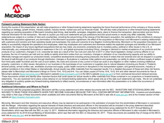 Microsemi Acquisition Investor Communication | PPT