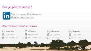 Omgekeerd Aanbesteden - het idee! | PPTX