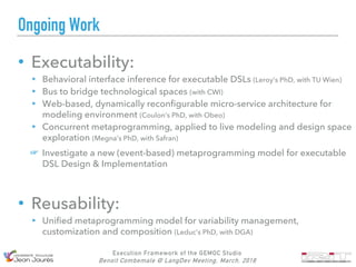 Execution Framework of the GEMOC Studio | PDF