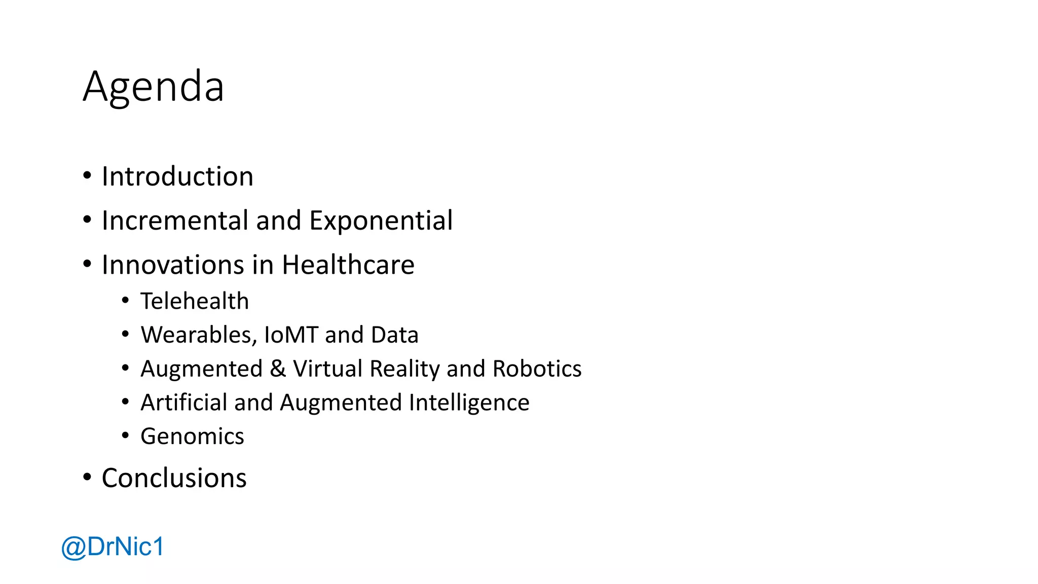 Healthcare incremental and exponential | PPTX