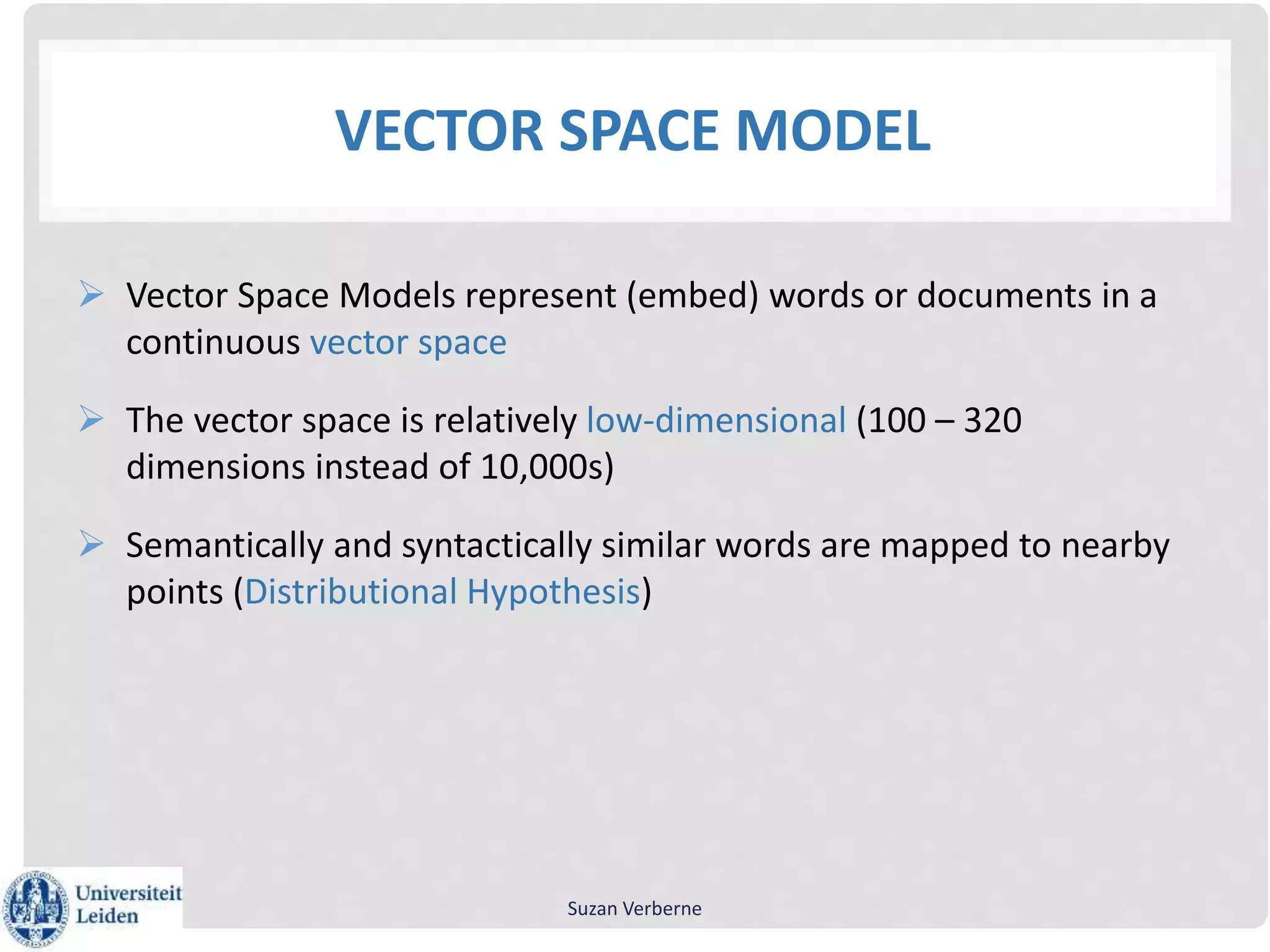Tutorial on word2vec | PPTX