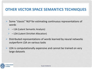 Tutorial on word2vec | PPTX