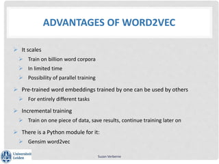 Tutorial on word2vec | PPTX