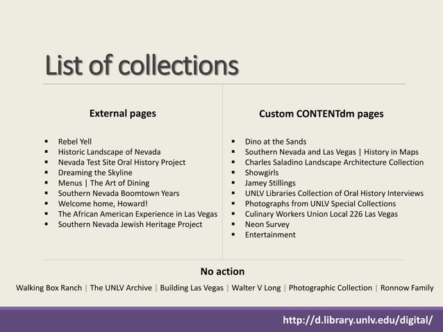 ContentDm Landing pages for Digital Collections | PPTX
