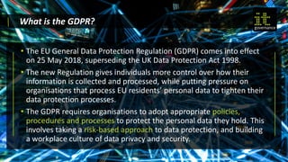 GDPR compliance and information security: Reducing data breach risks | PPT