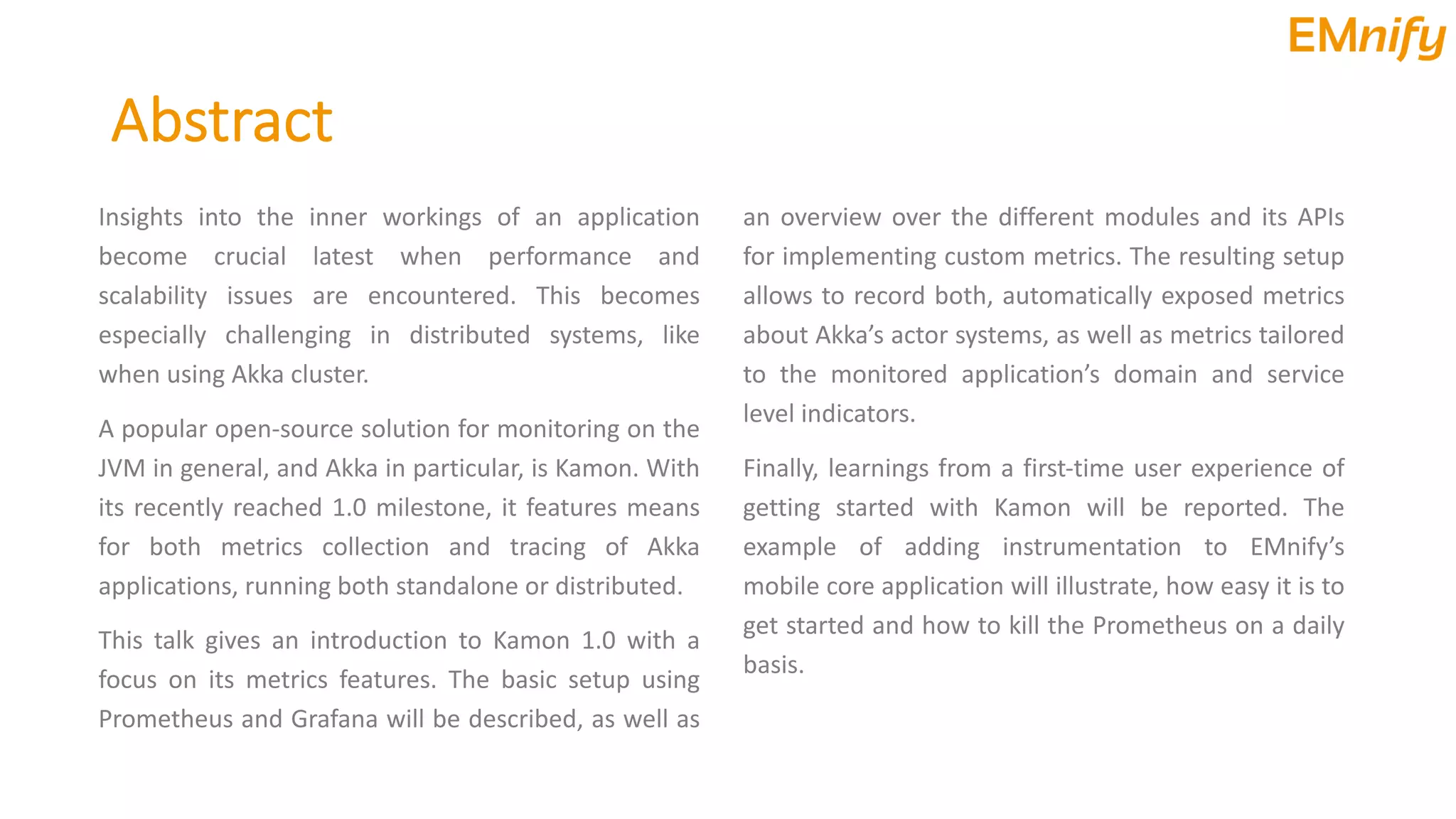 Monitoring Akka with Kamon 1.0 | PDF