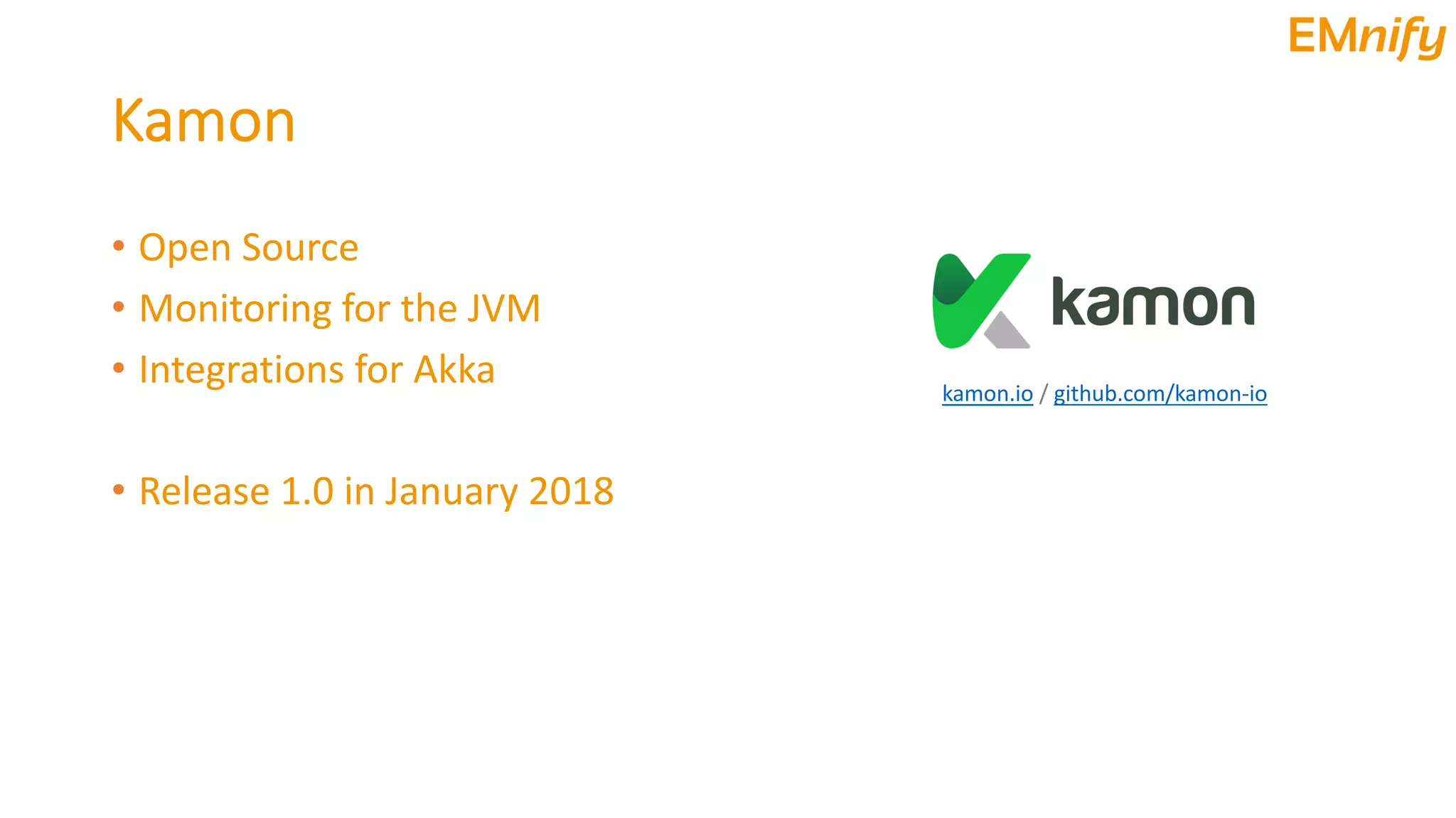 Monitoring Akka with Kamon 1.0 | PPT