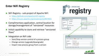 Apache NiFi Meetup - Introduction to NiFi Registry | PDF