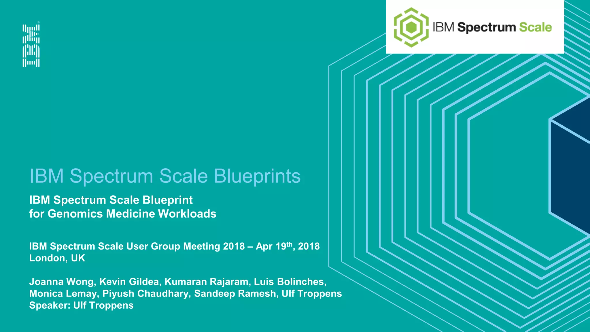 Ibm Spectrum Scale Best Practices For Genomics Medicine Workloads Ppt