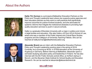 Measuring Educational Opportunity in Juvenile Justice Schools | PPT