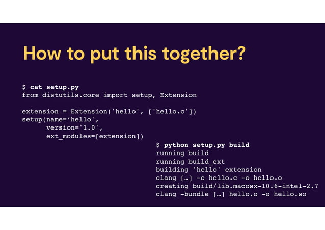 Writing a Python C extension | PDF | Programming Languages | Computing
