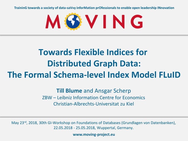 Towards Flexible Indices for Distributed Graph Data: The Formal Schema ...