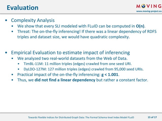 Towards Flexible Indices for Distributed Graph Data: The Formal Schema-level Index Model FLuID | PPT