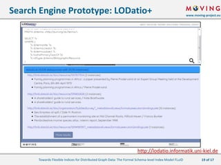 Towards Flexible Indices for Distributed Graph Data: The Formal Schema-level Index Model FLuID | PPT
