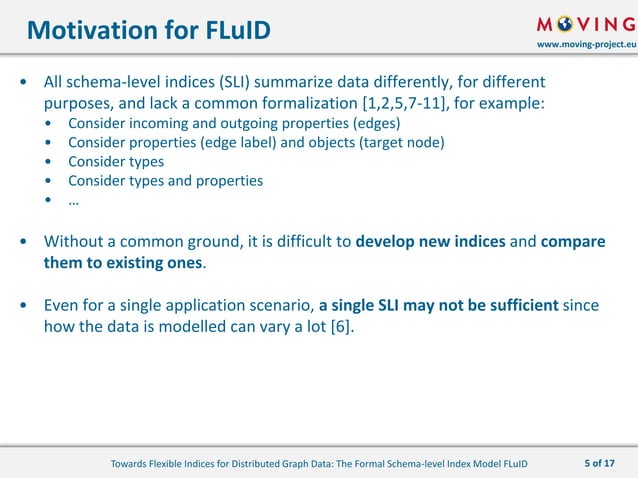 Towards Flexible Indices for Distributed Graph Data: The Formal Schema-level Index Model FLuID | PPT