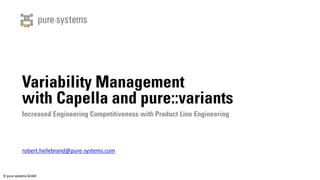 Variability management with Capella and pure::variants | PDF