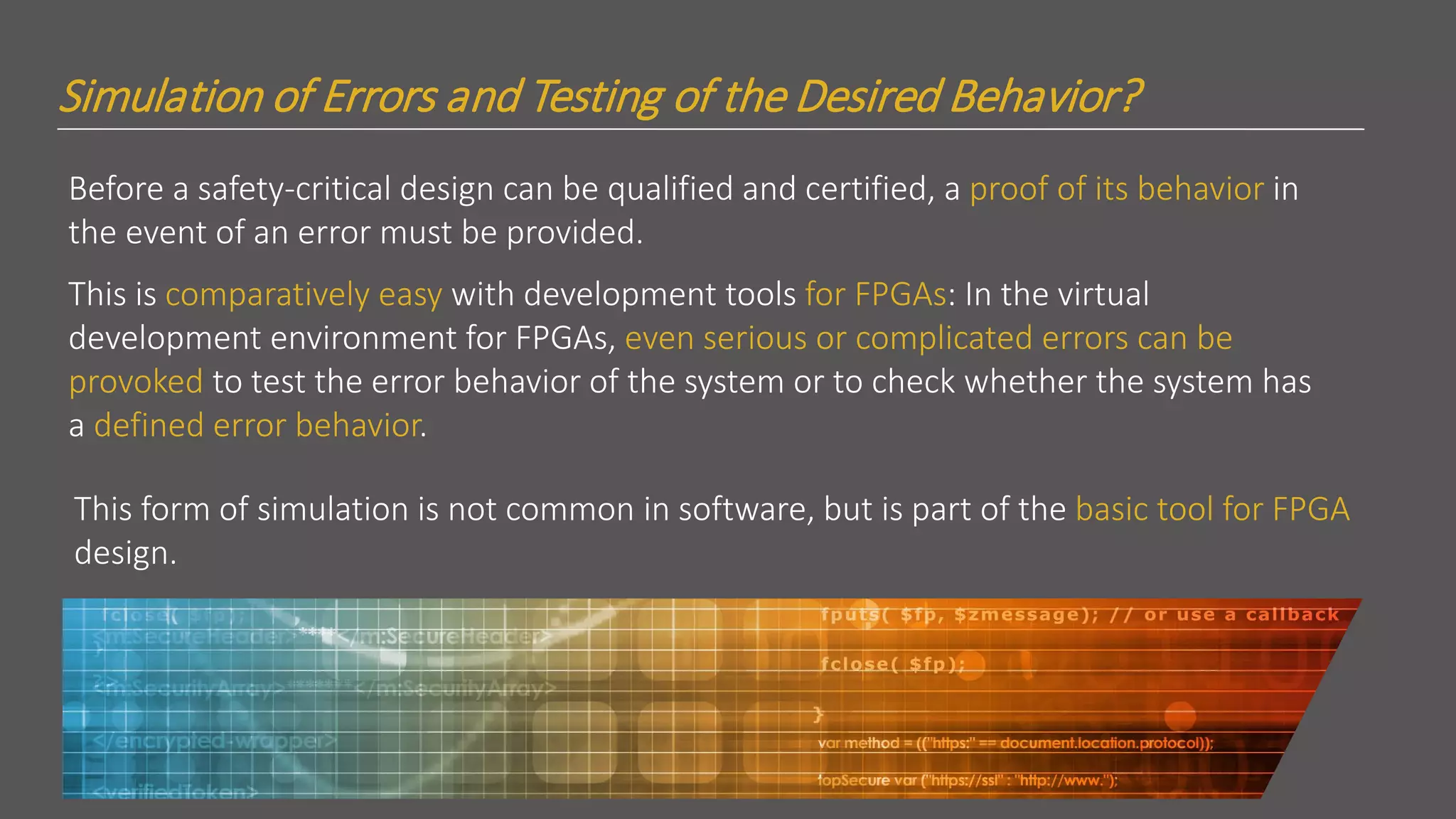 5 Things to Know about FPGAs in Safety-Critical Environments | PDF