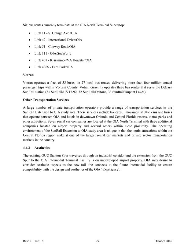 SunRail Extension to OIA Preliminary Report | PDF