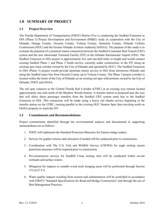 SunRail Extension to OIA Preliminary Report | PDF