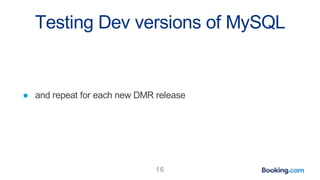 Experiences testing dev versions of MySQL and why it is good for you ...