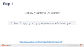 YugaByte DB on Kubernetes - An Introduction | PPT