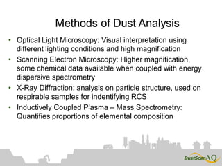 What is in my dust? - Andrew Green | PPT