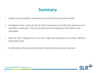 Occupational Dust Monitoring at Material Recycling Facilities - Phoebe ...