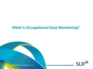 Occupational Dust Monitoring at Material Recycling Facilities - Phoebe ...