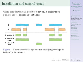 Intervene: a tool for intersection and visualization of multiple gene or genomic region sets | PPT