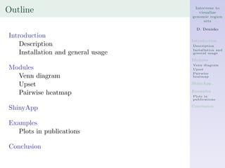 Intervene: a tool for intersection and visualization of multiple gene or genomic region sets | PPT