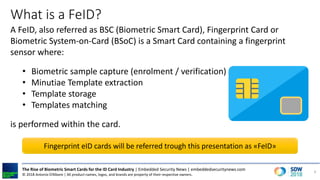 The Rise of Biometric Smart Cards for the ID Card Industry | PDF