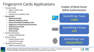 The Rise of Biometric Smart Cards for the ID Card Industry | PDF