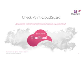 2018 06 Presentation Cloudguard IaaS de Checkpoint | PDF