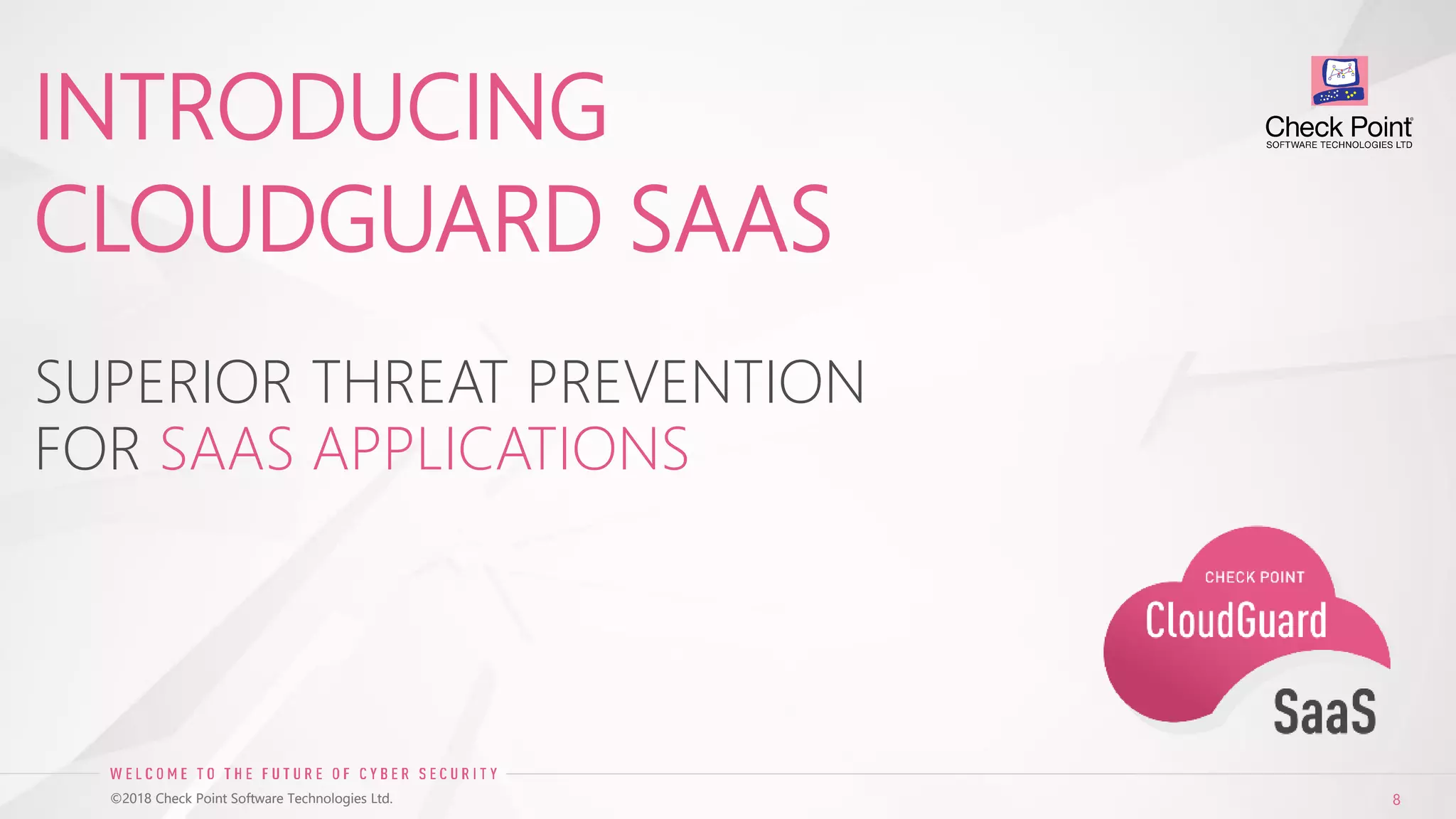 2018 06 Presentation Cloudguard SaaS de Checkpoint | PDF