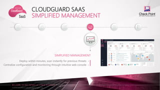 2018 06 Presentation Cloudguard SaaS de Checkpoint | PPT