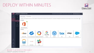 2018 06 Presentation Cloudguard SaaS de Checkpoint | PDF