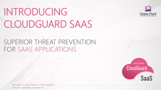 2018 06 Presentation Cloudguard SaaS de Checkpoint | PPT