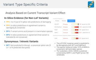 Automating the ACMG Guidelines with VSClinical | PPTX
