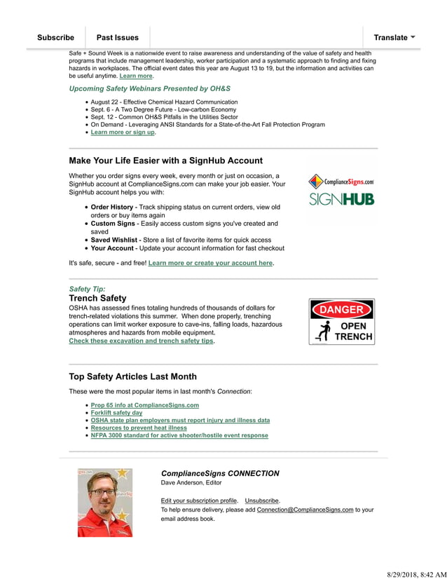 July - August 2018 Connection Newsletter | PDF