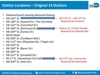 TPO FPC DTPW's South Corridor PD&E Presentation | PPTX