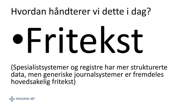 Terminologi og informasjonsmodeller | PPT