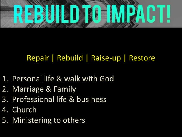 Rebuild to Impact | PPT
