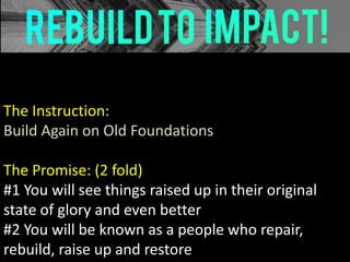 Rebuild to Impact | PPT
