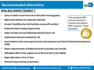 South Corridor Rapid Transit Project LPA Selection Presentation | PPTX ...