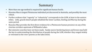 2018-08-31 - Tim Pietsch - How old was Kiacatoo Man? | PPT